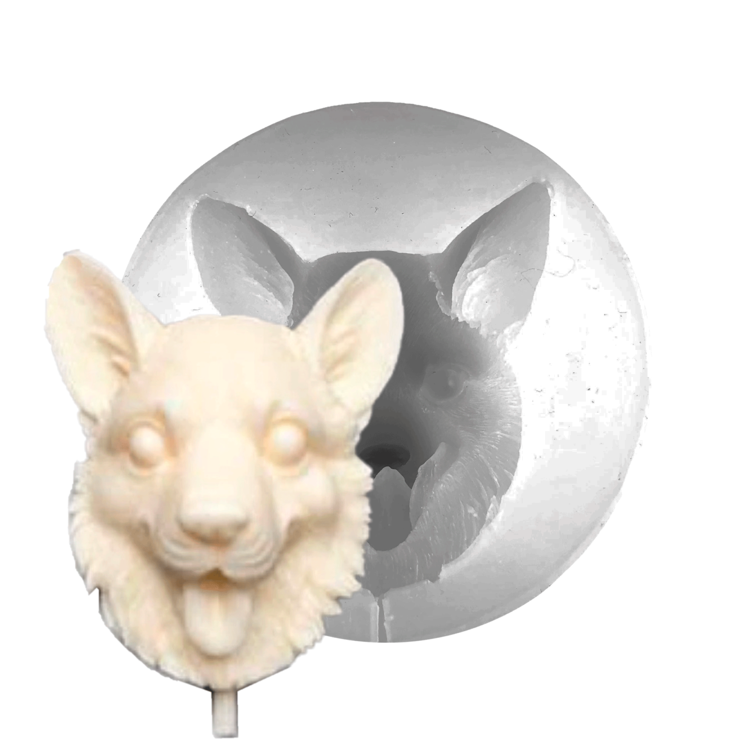 Molde Silicon Perro Pastor Aleman Chocolate Fondant Jabon – Panchis Cakes