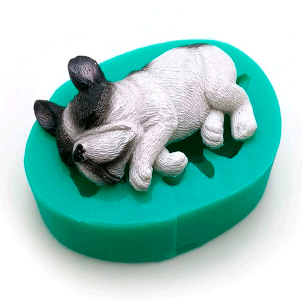 Molde Silicon Bull Dog Frances Fondant Chocolate Jabon Velas – Panchis ...