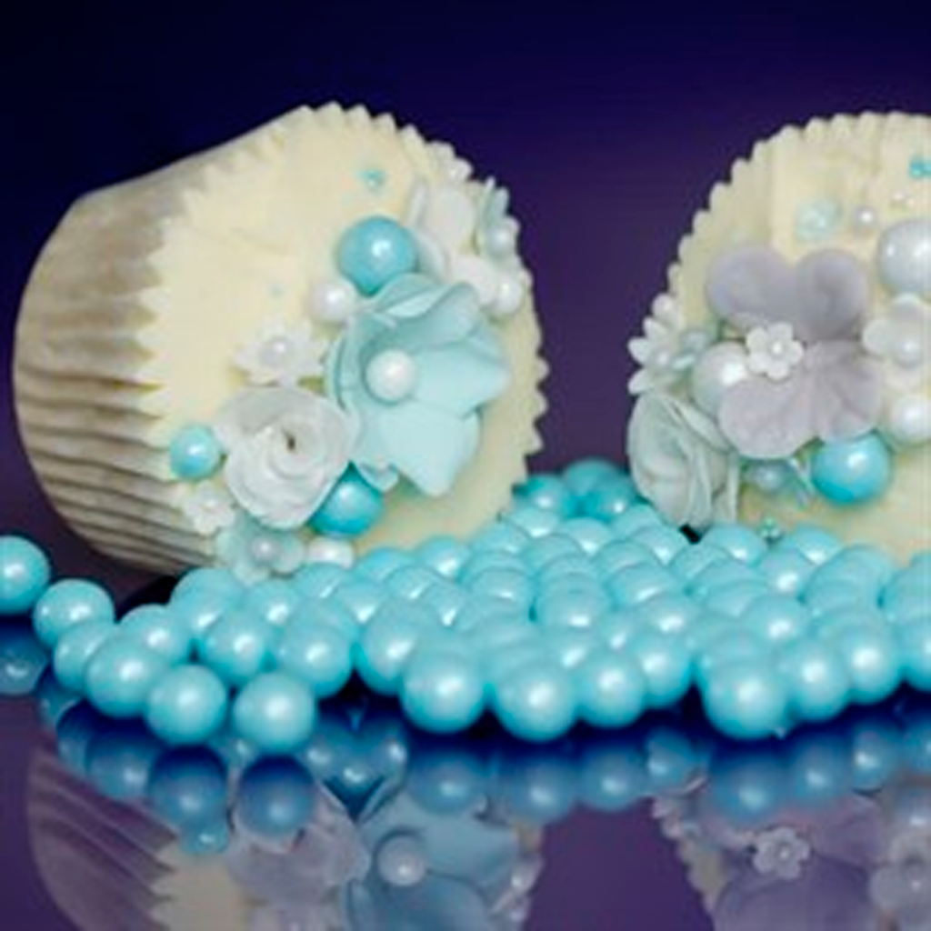 Perlas Celeste Dulces 20g #5 Para Decorar Repostería